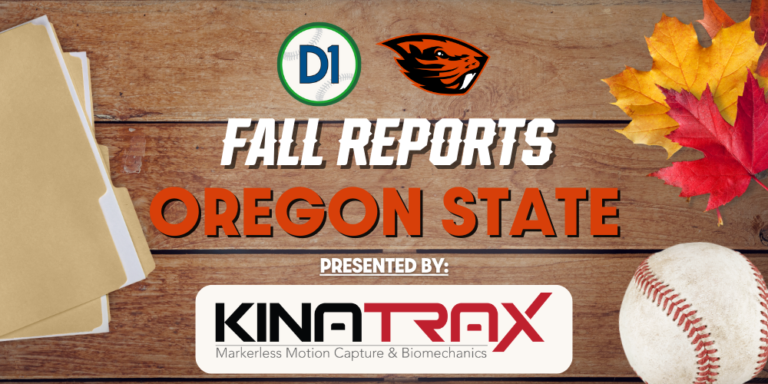 2023 Fall Report: Oregon State • D1Baseball