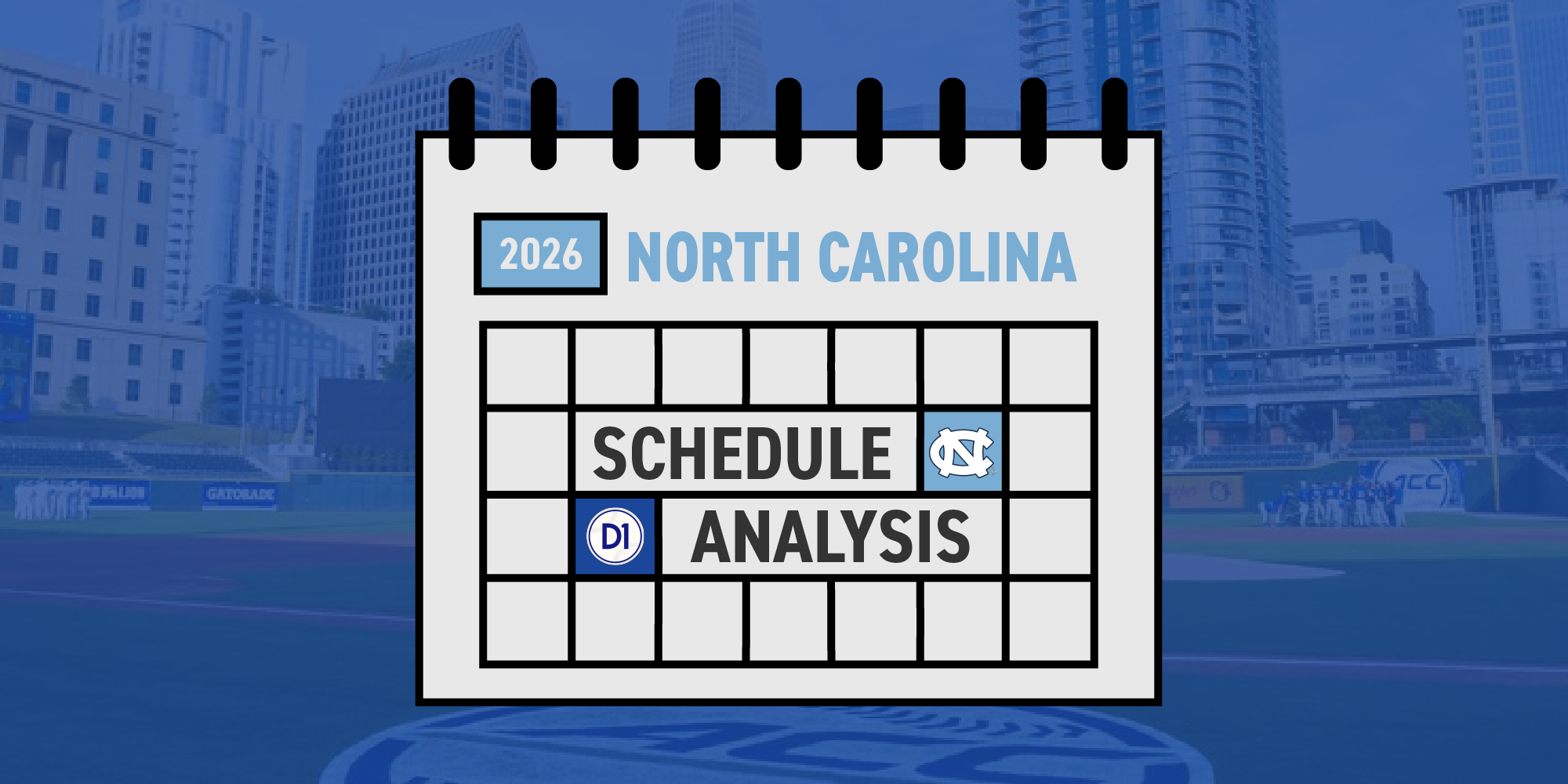 2026 ACC Schedule Analysis: North Carolina • D1Baseball