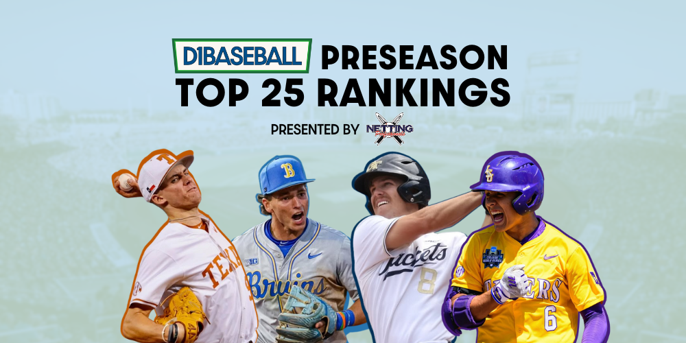 2026 D1Baseball Preseason Top 25 Rankings • D1Baseball